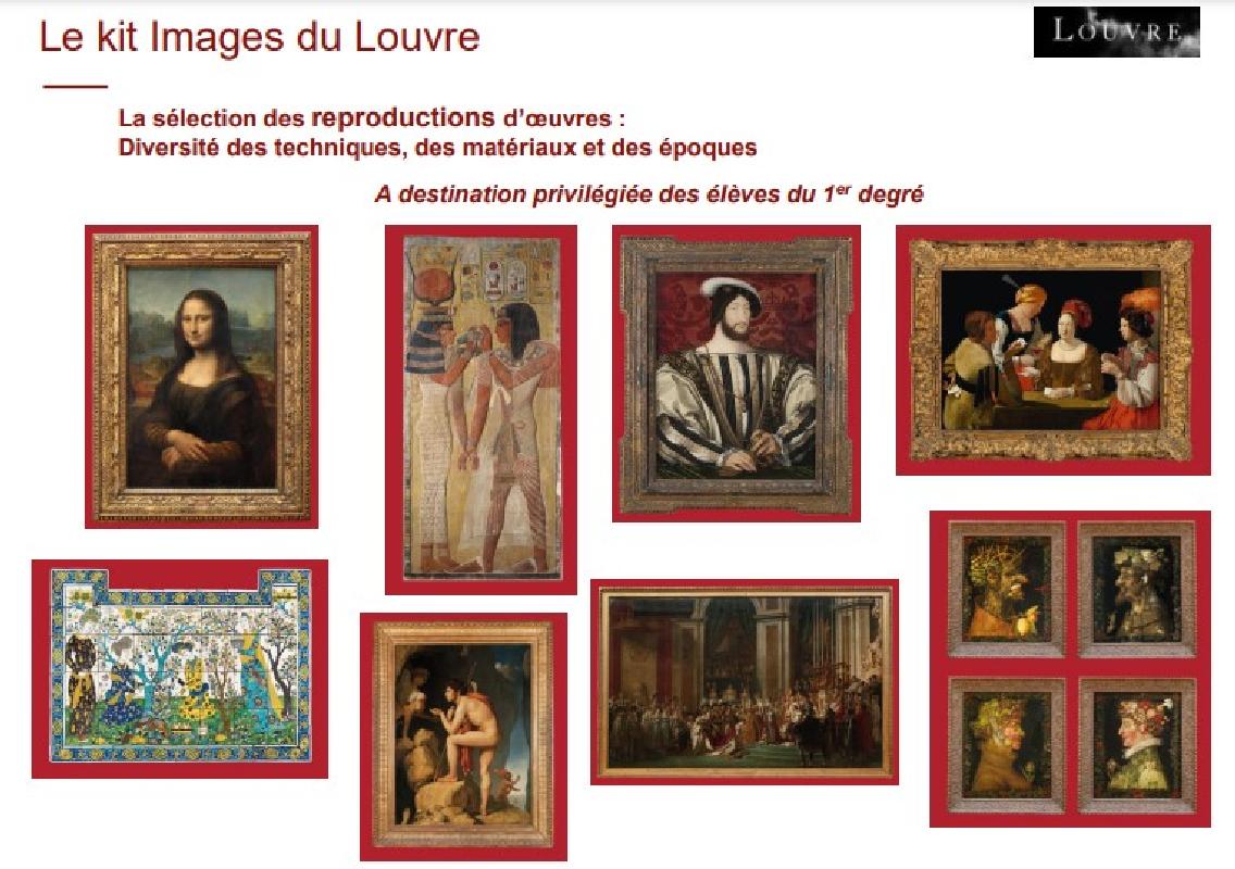 Prêt du kit « Images du Louvre » - Inspé de Créteil