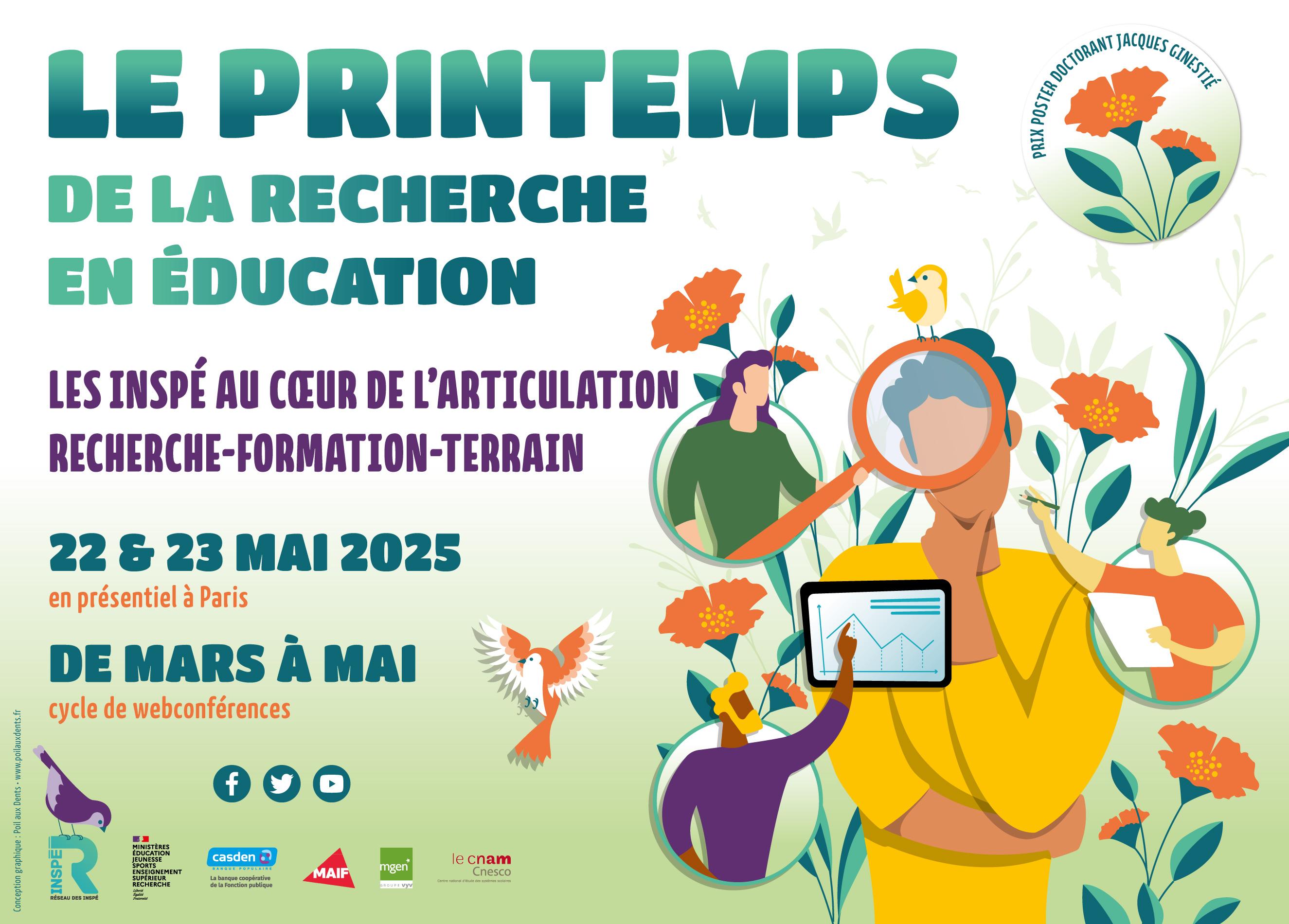 Colloque « Printemps de la Recherche en Éducation » (11e édition) : Les INSPÉ au cœur de l ...